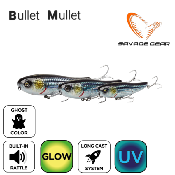 Ψαράκια SAVAGE GEAR Bullet Mullet - e-shop - e-poseidon.gr
